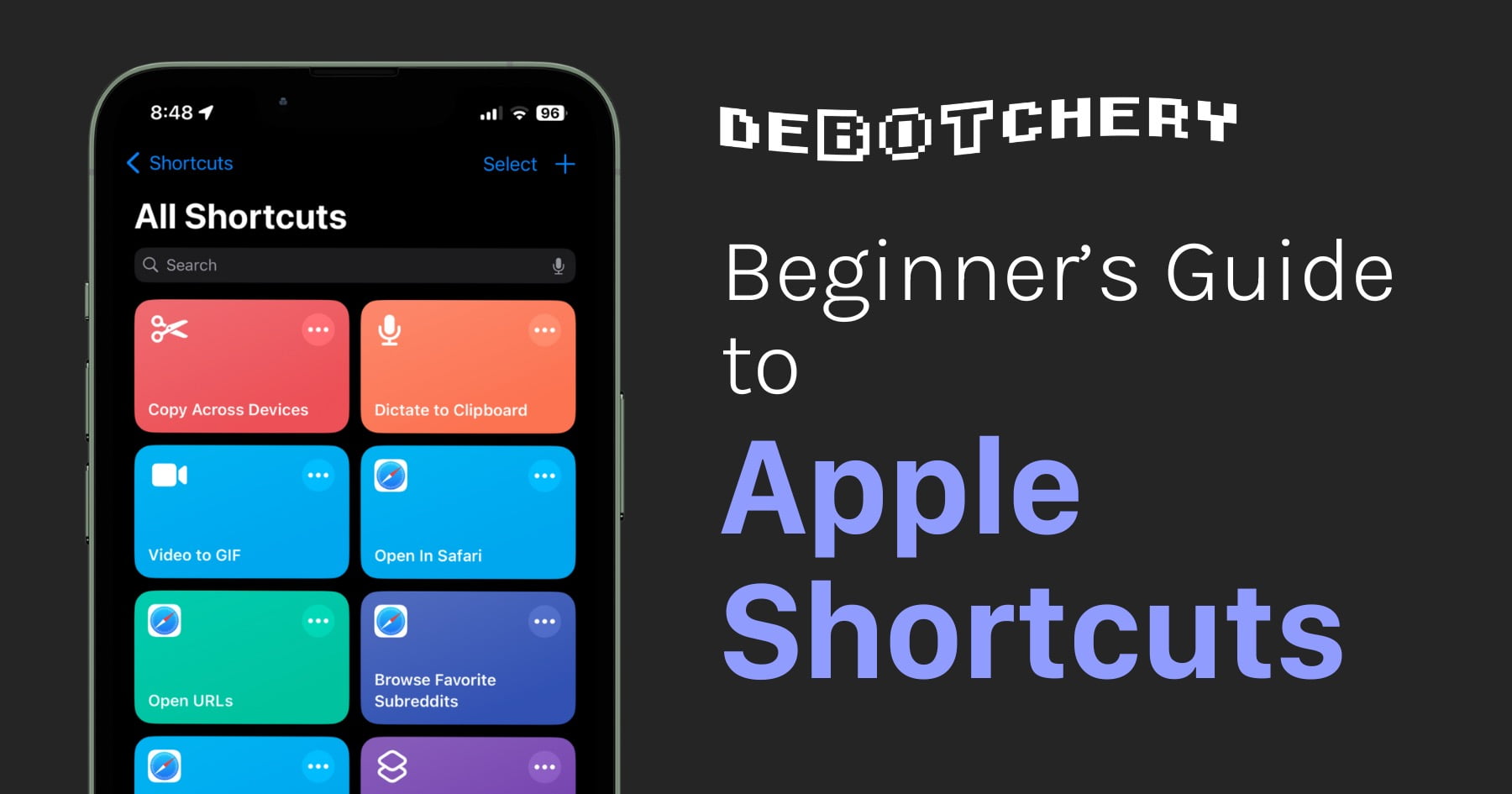 Beginner's Guide to Apple Shortcuts | deBOTchery Guides